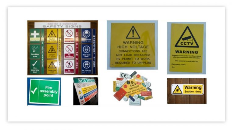 Safety Signs & Labels | The Manchester Rubber Stamp Co. Ltd.